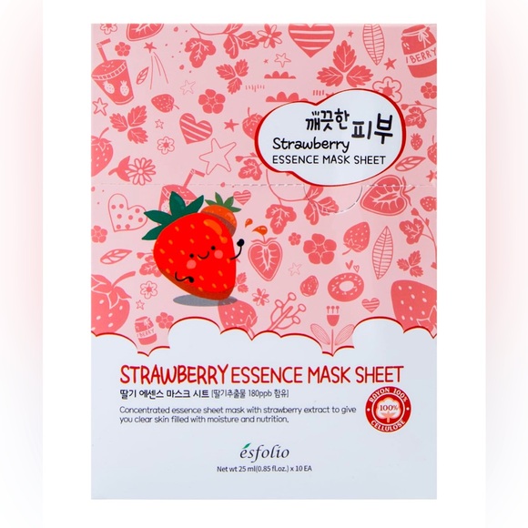 Accessories | 1pc Strawberry Essence Sheet Masks | Poshmark